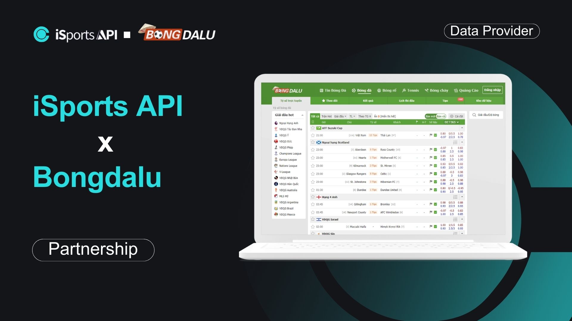 iSports API Partners with Bongdalu to Enhance Sports Data Coverage ...